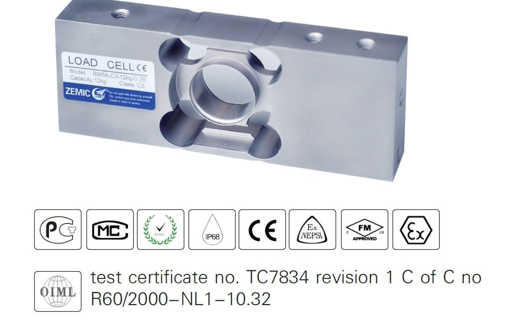 BM6A stainless steel single point load cell (6kg-60kg) | Zemicus USA